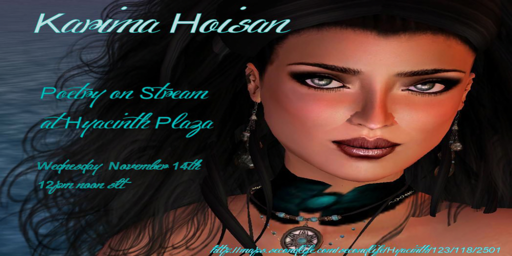 Karima on Stream@Hyacinth Plaza Wed.Nov.14 12 noon slt | Digital Rabbit ...