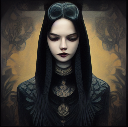 That Black High-Necked Dress | Digital Rabbit Hole